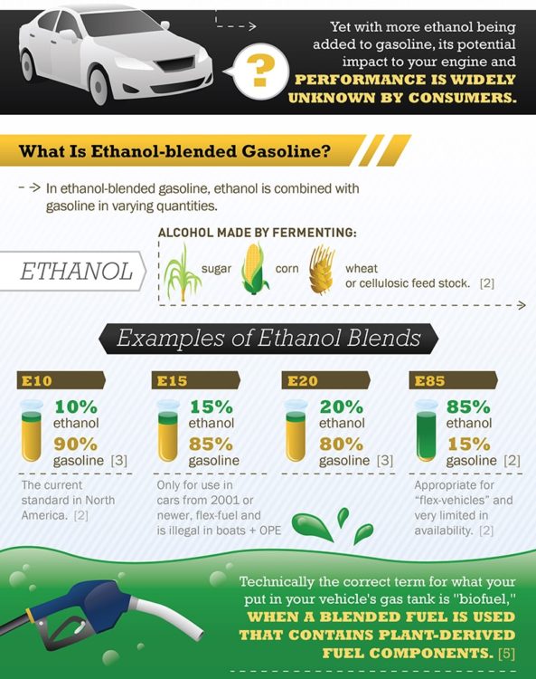 Infographic: 411 On Ethanol Fuel And Ethanol Treatment – Gold Eagle