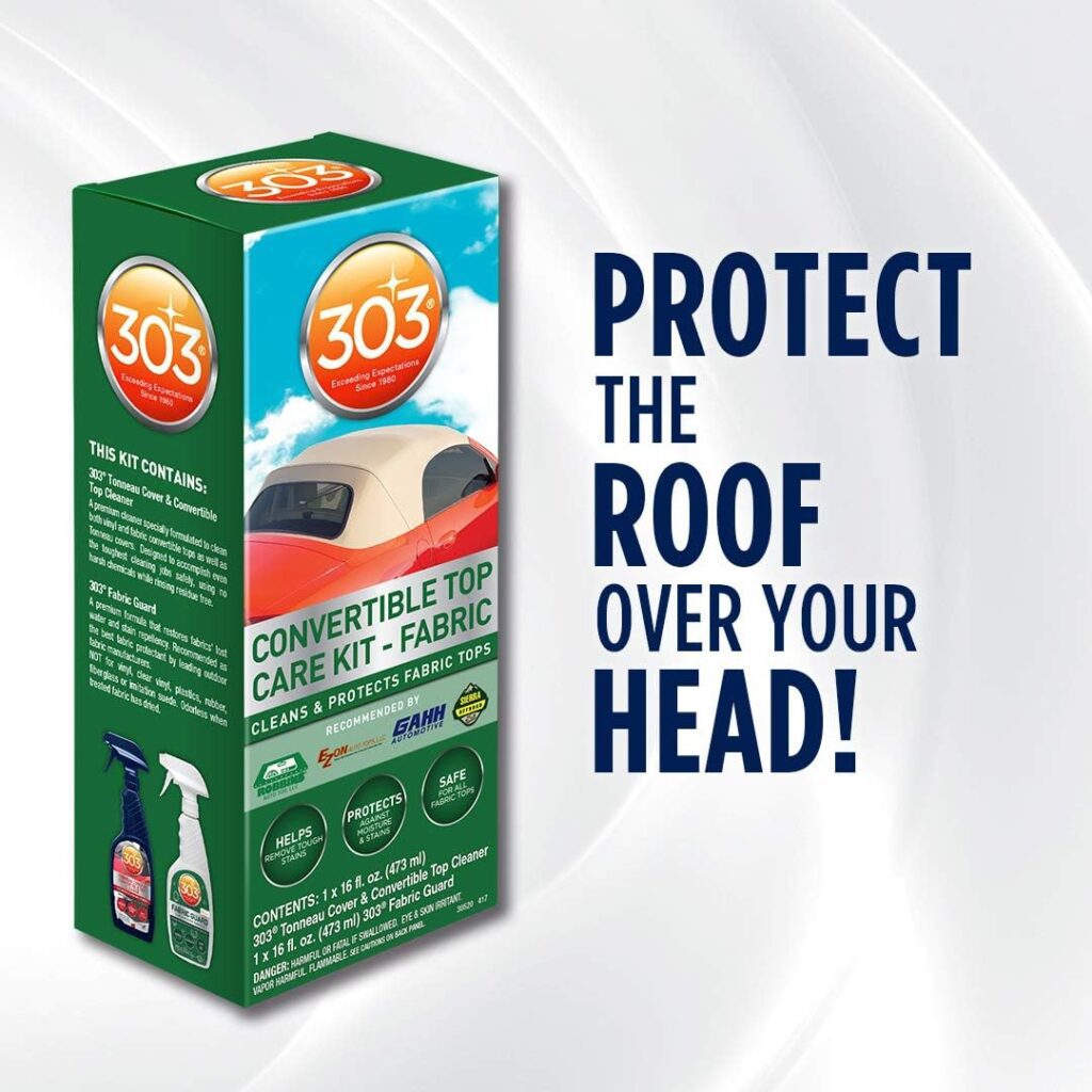 303 Fabric Car Convertible Top Care Kit - Repels Water | Gold Eagle Co