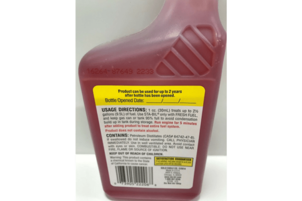 STA-BIL Fuel Stabilizer Shelf Life | Gold Eagle Co
