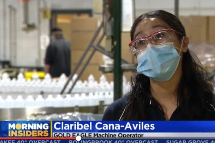 CLARIBEL CANA-AVILES FEATURED ON CBS-TV – Gold Eagle